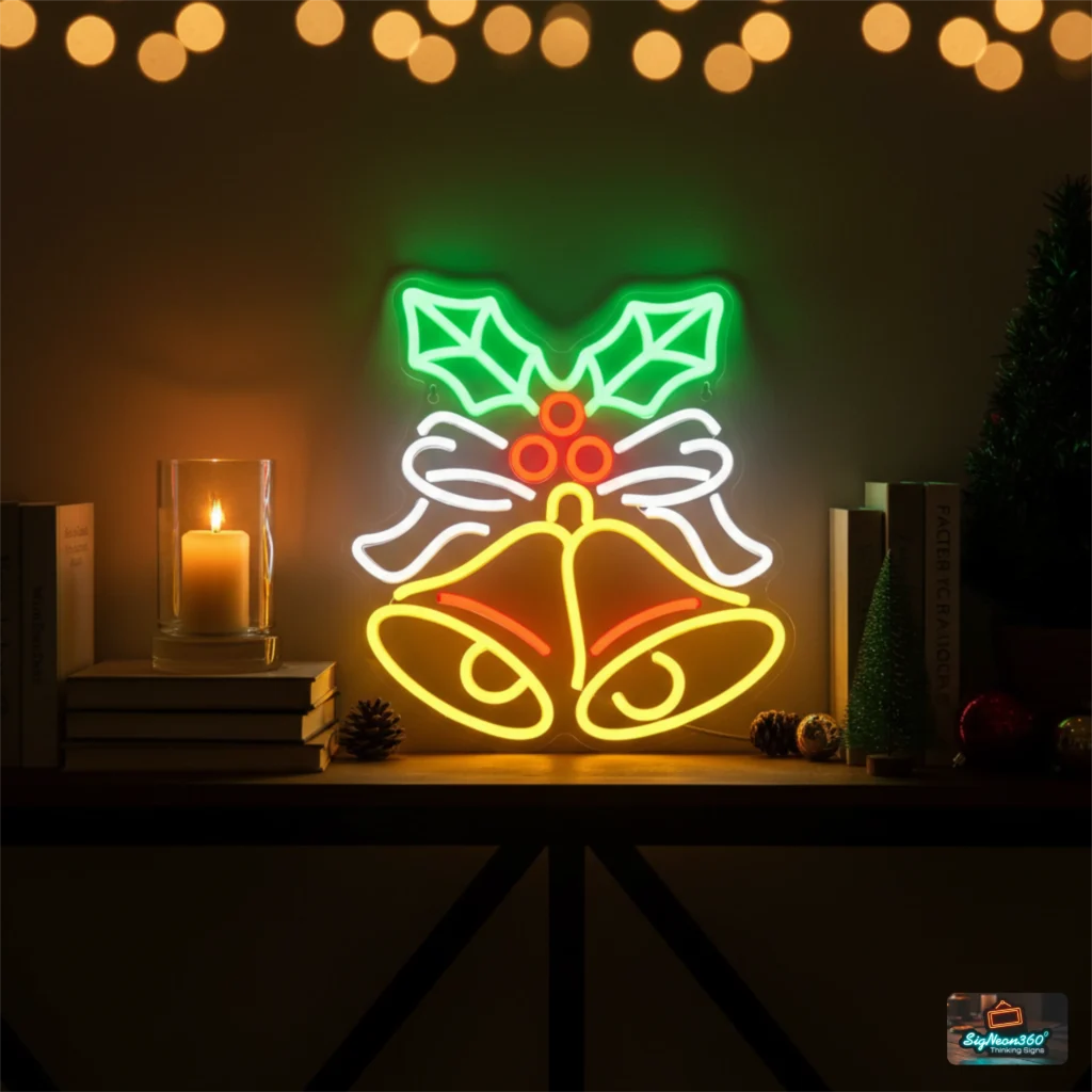 Jingle Bell Christmas LED Neon Art - Signeon 360