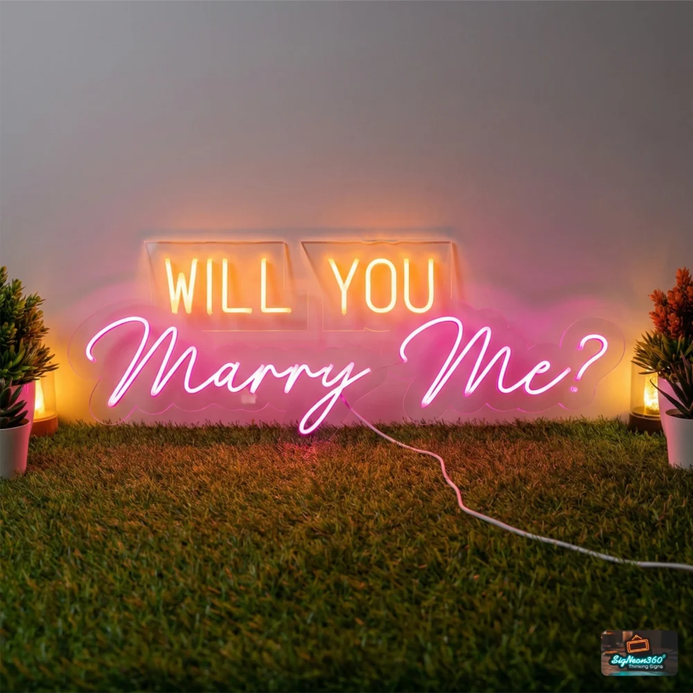 Will You Marry Me? Neon Sign LED - Signeon 360
